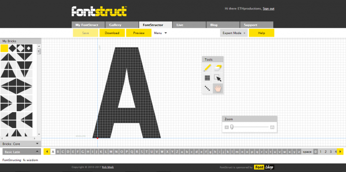 fs wizdom | FontStruct